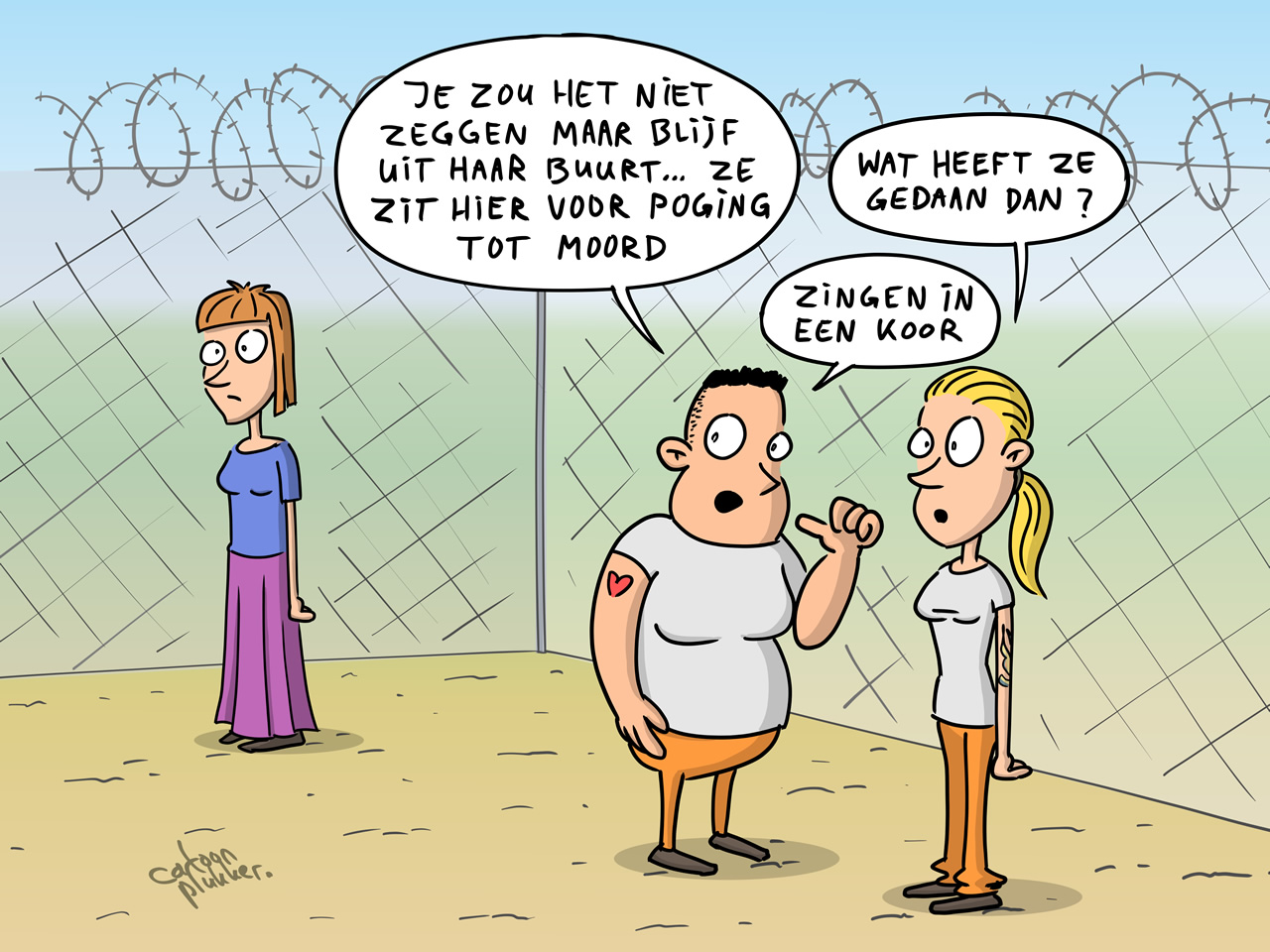 koorzangeres Archieven - cartoonplukker