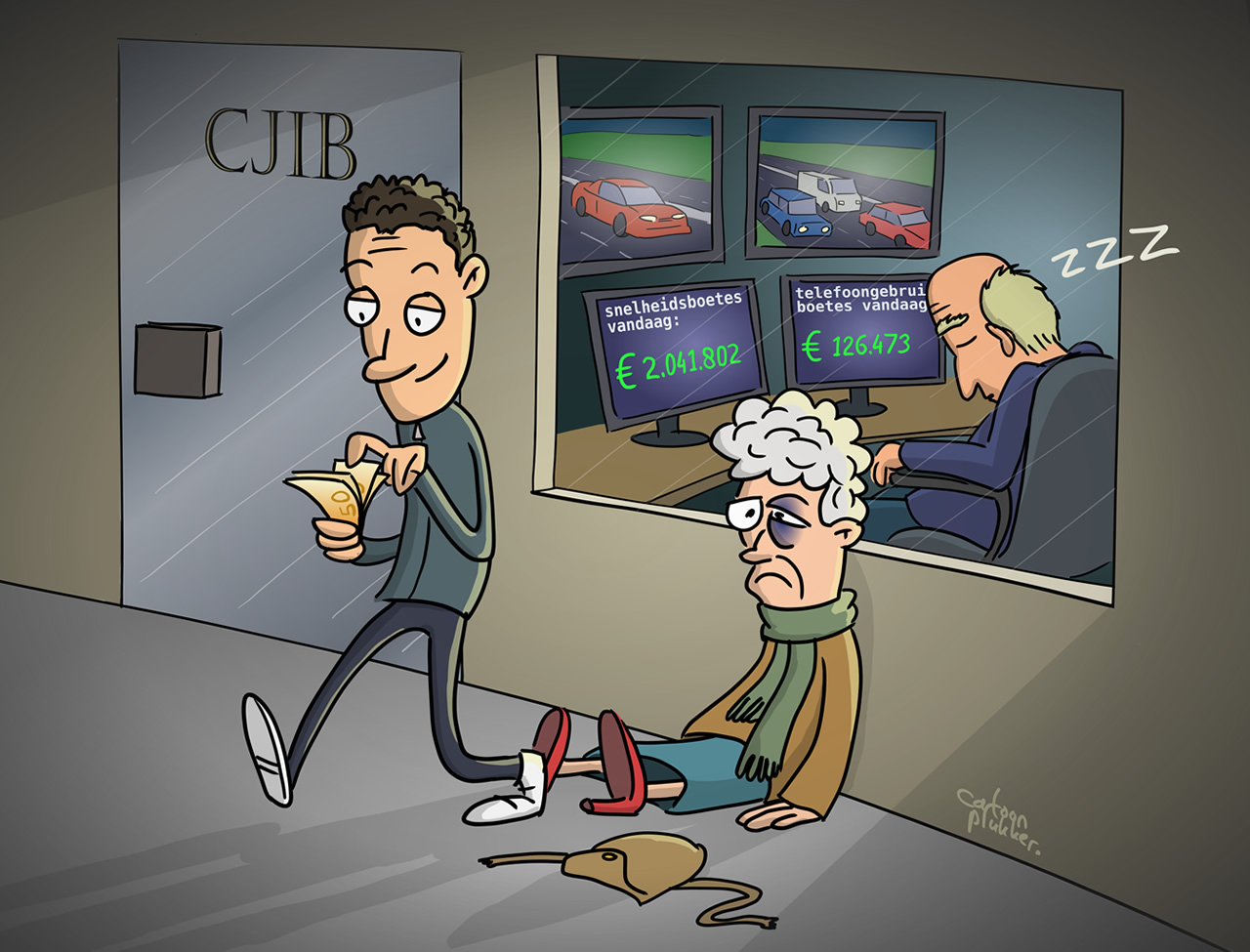 Prioriteiten - cartoonplukker